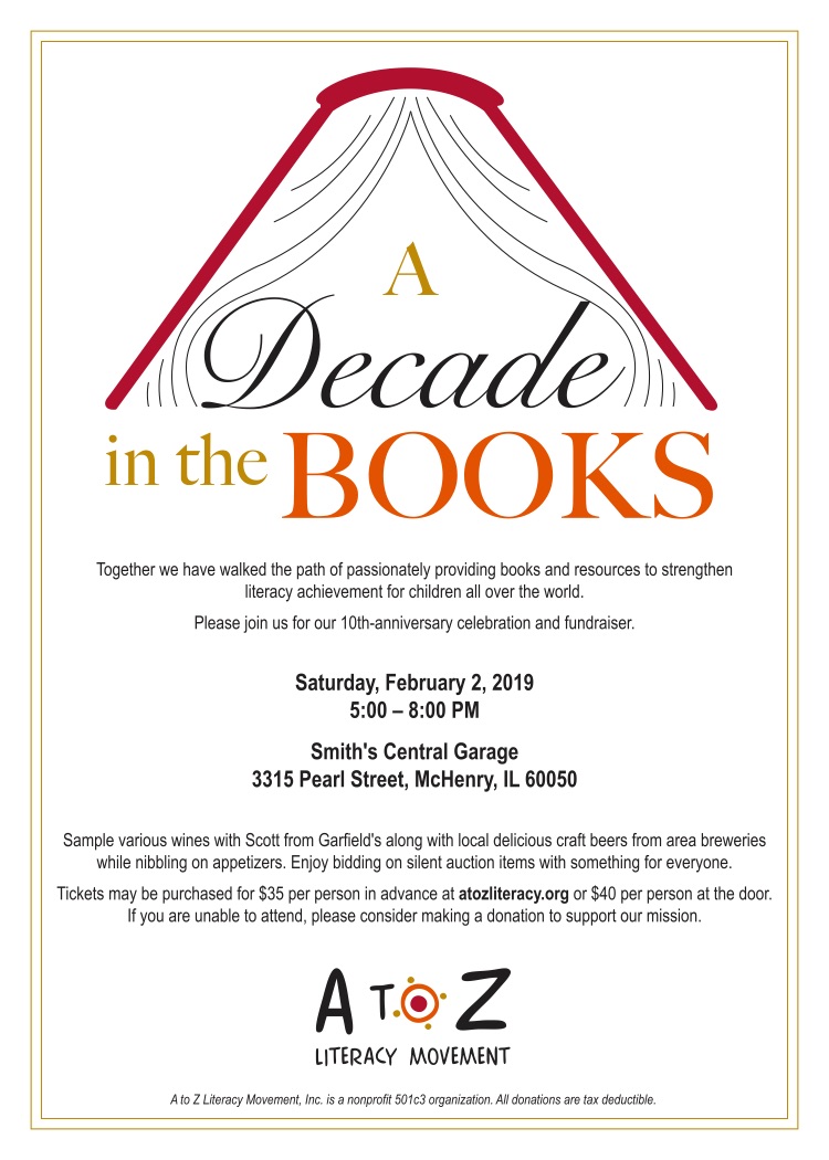 A Decade in the Books | A to Z Literacy Movement Blog